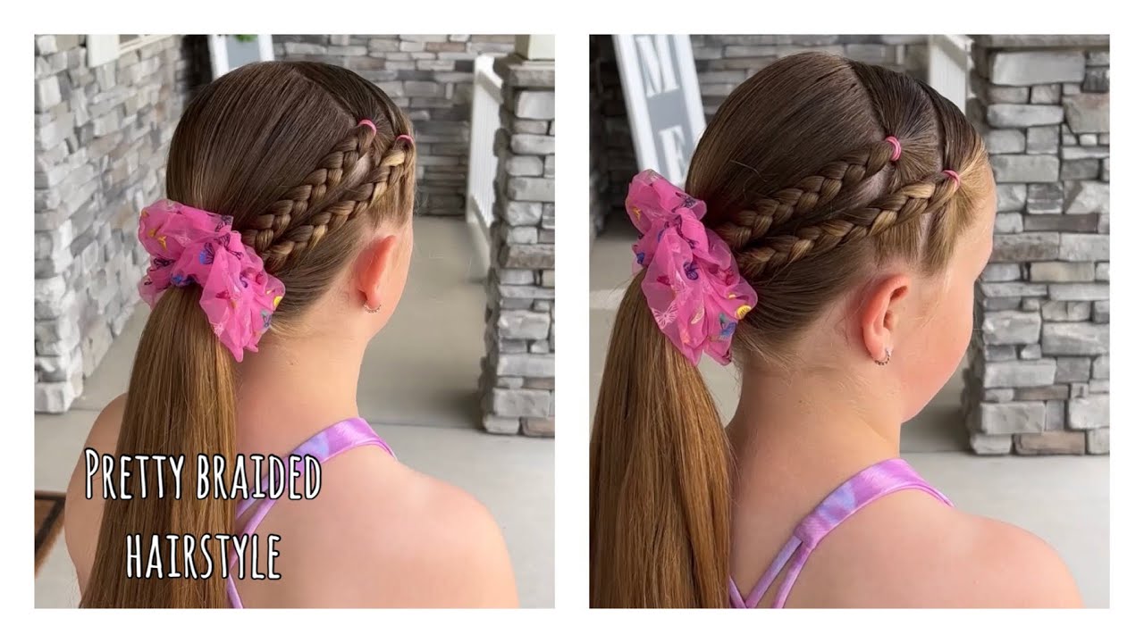 Easy Braided Hairstyle Youtube