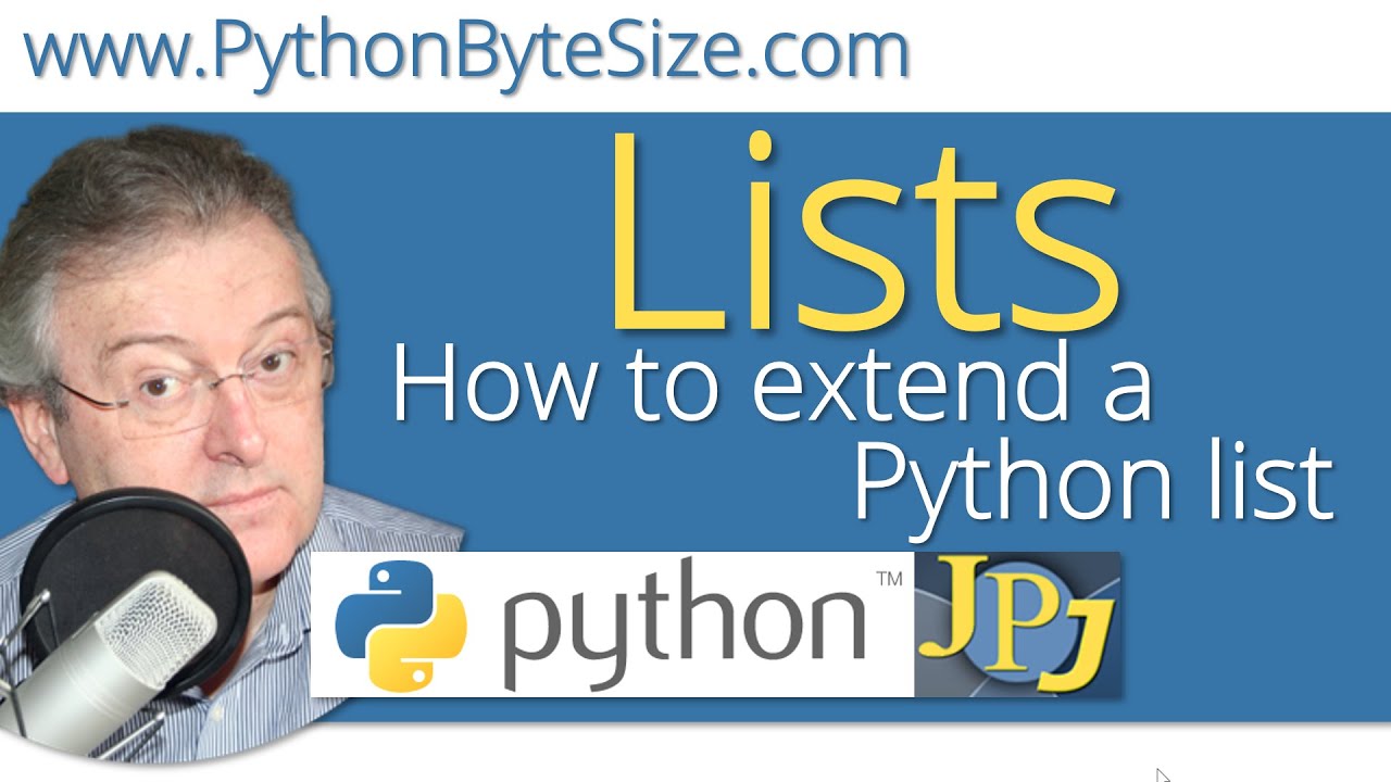 How To Extend A Python List Youtube