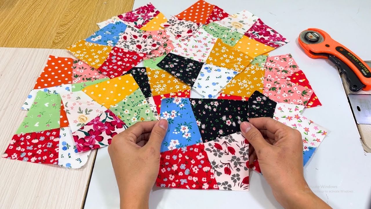 Diy Sewing Project For Scrap Fabric Patchwork Ideas For Beginners