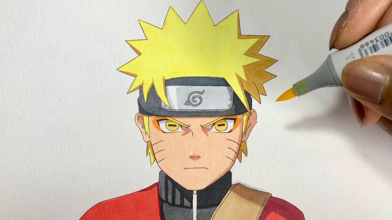 How To Draw Naruto Sage Mode Step By Step