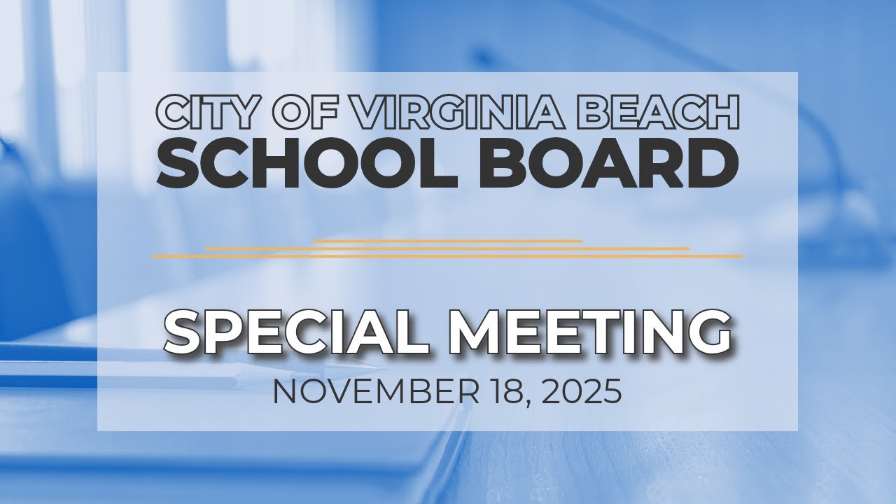 Special School Board Meeting 11 18 25 Youtube