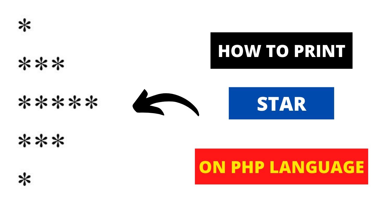 How To Print Star Pattern On Php Language In Hindi 3 By Practical