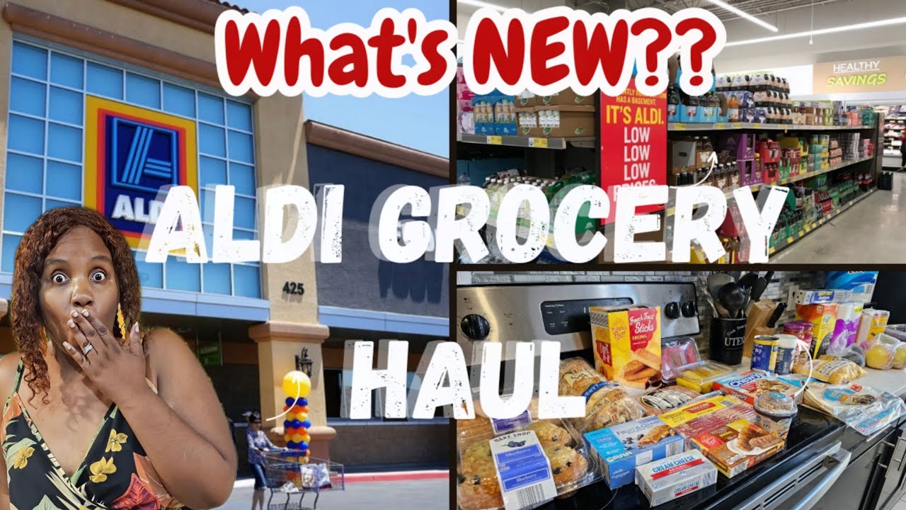 Aldi Grocery Haul Trying New Foods Youtube