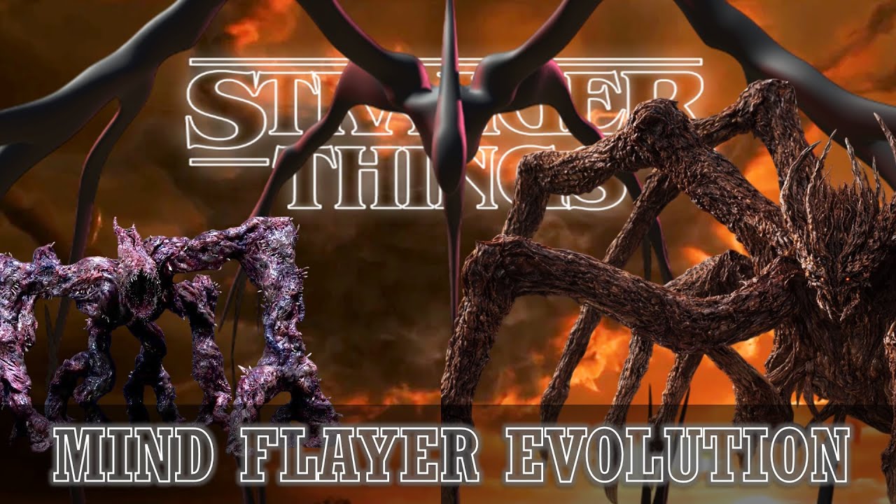 Mind Flayer S 5 Forms Evolution In Stranger Things Youtube