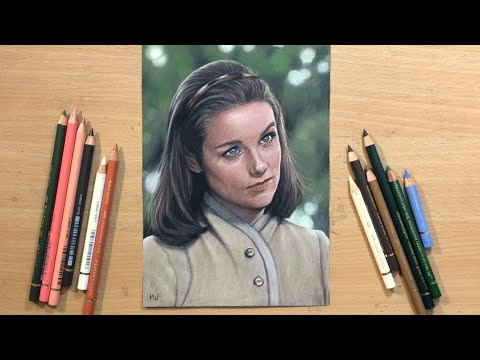 Color Pencil Portrait Charmian Carr Youtube