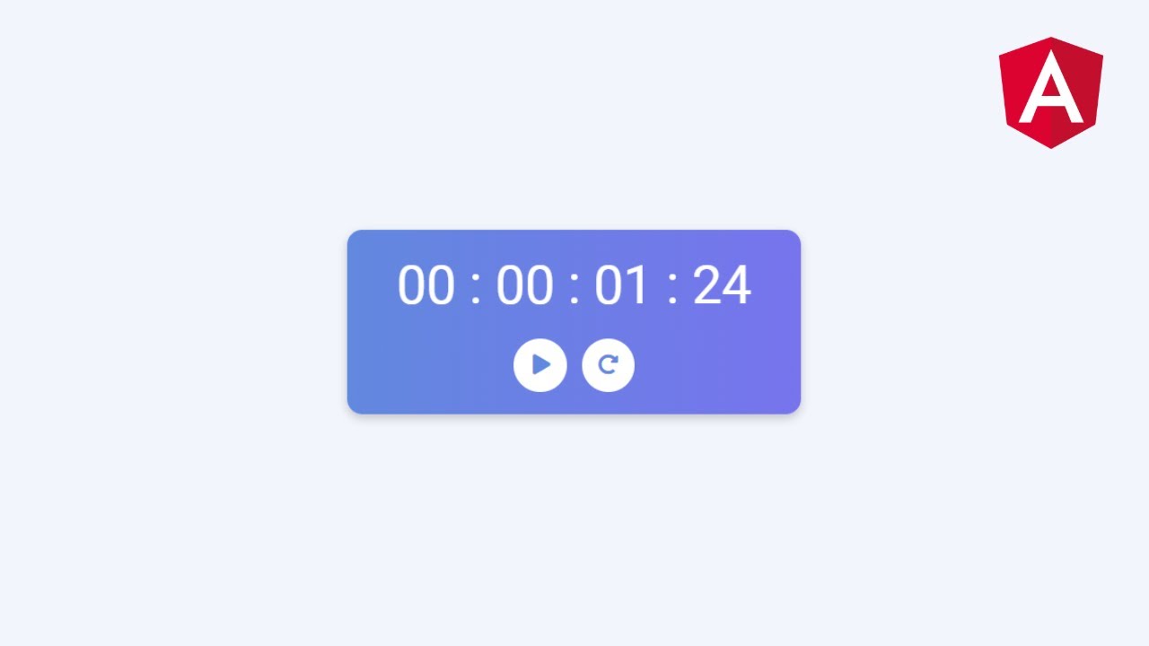 Create A Stopwatch Using Angular Youtube