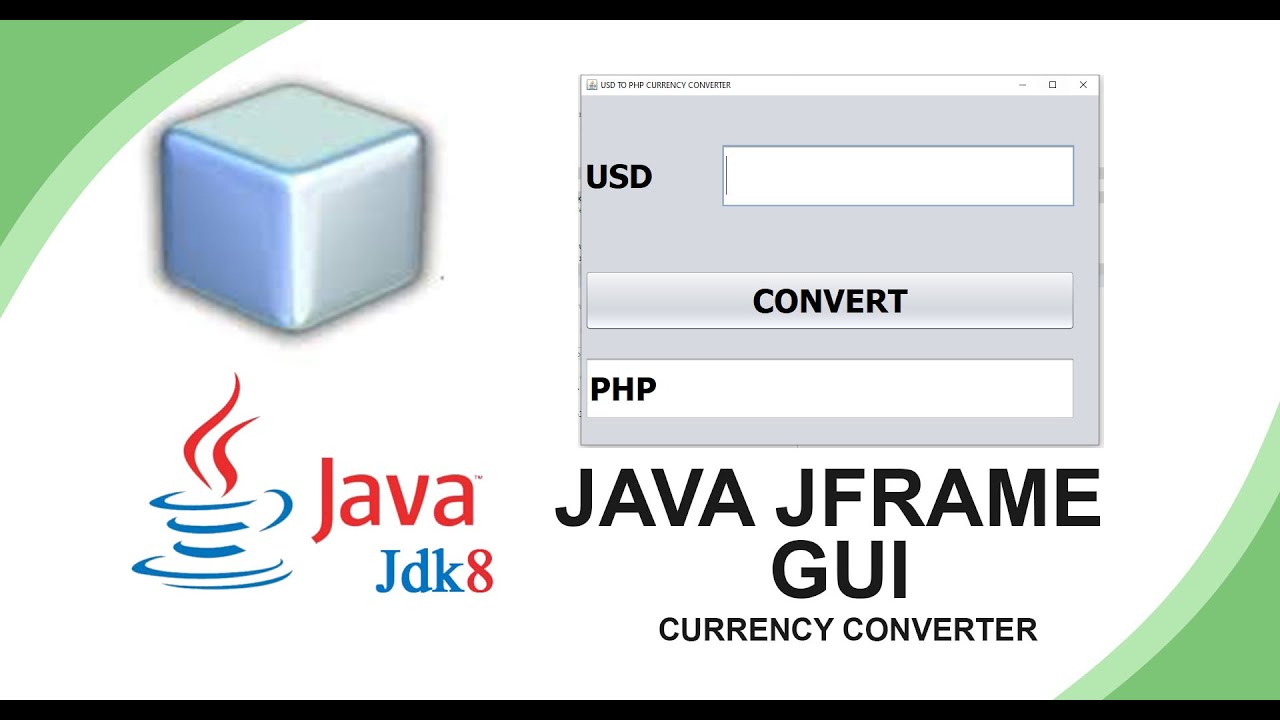 Currency Converter Using Java Jframe Youtube