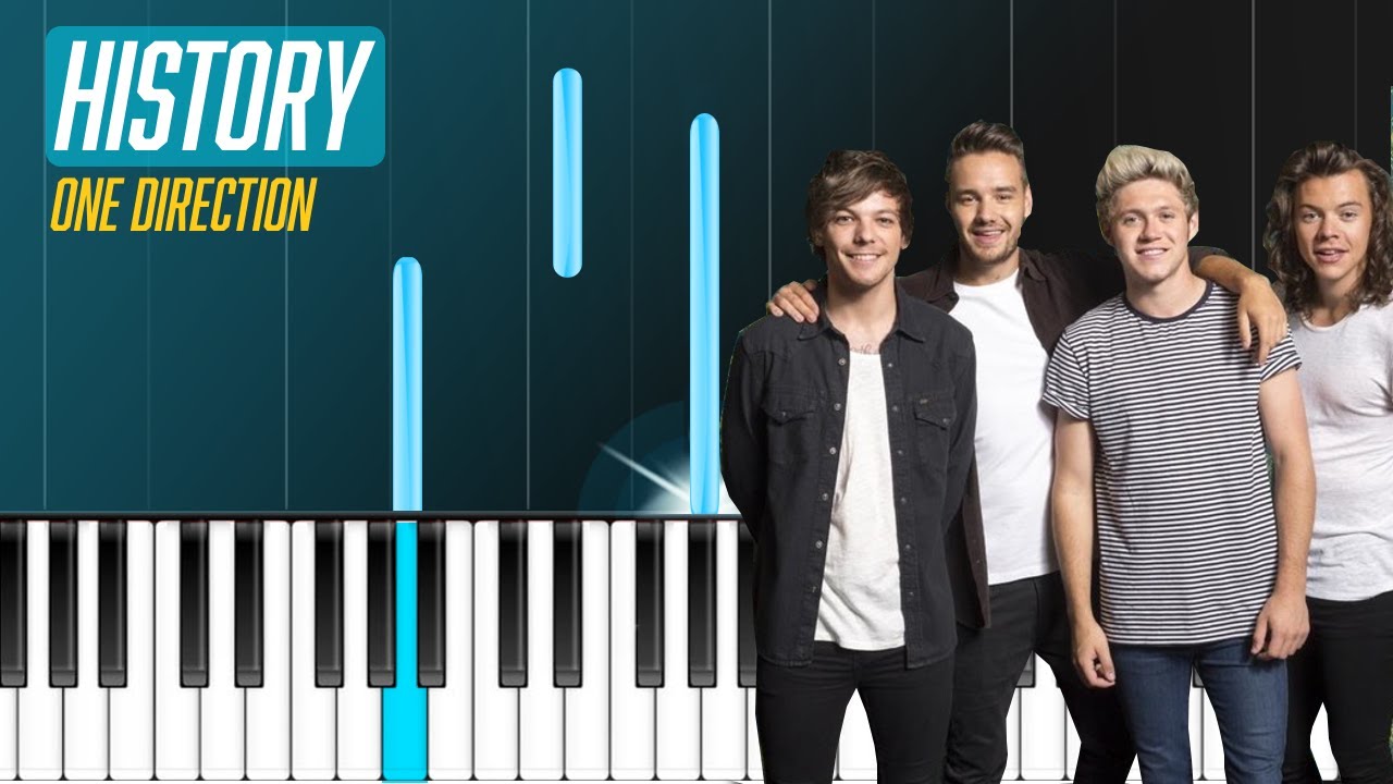 One Direction History Piano Tutorial Chords How To Play