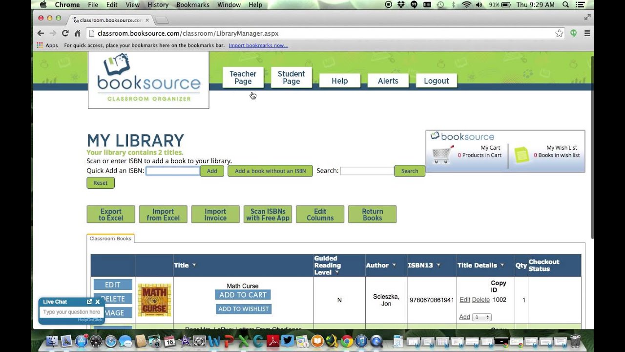 How To Use Booksource Youtube