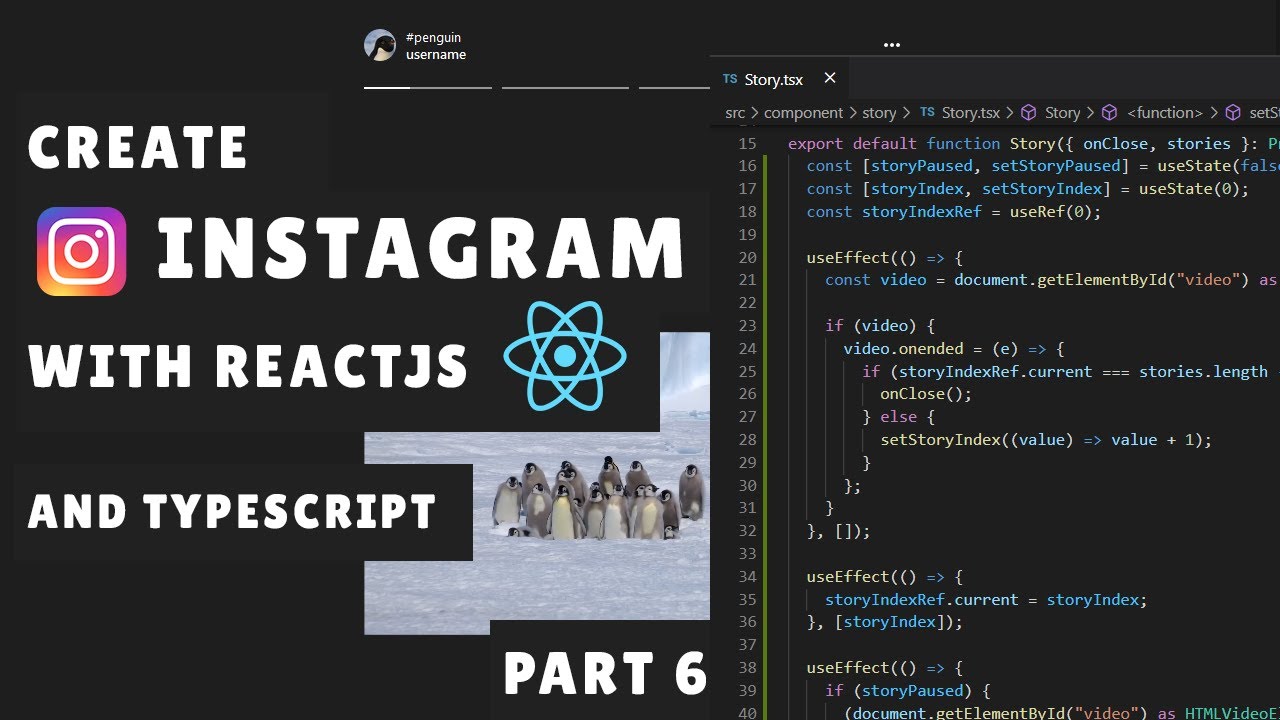 Creating Instagram Ui With Reactjs Part 6 Multiple Stories Youtube