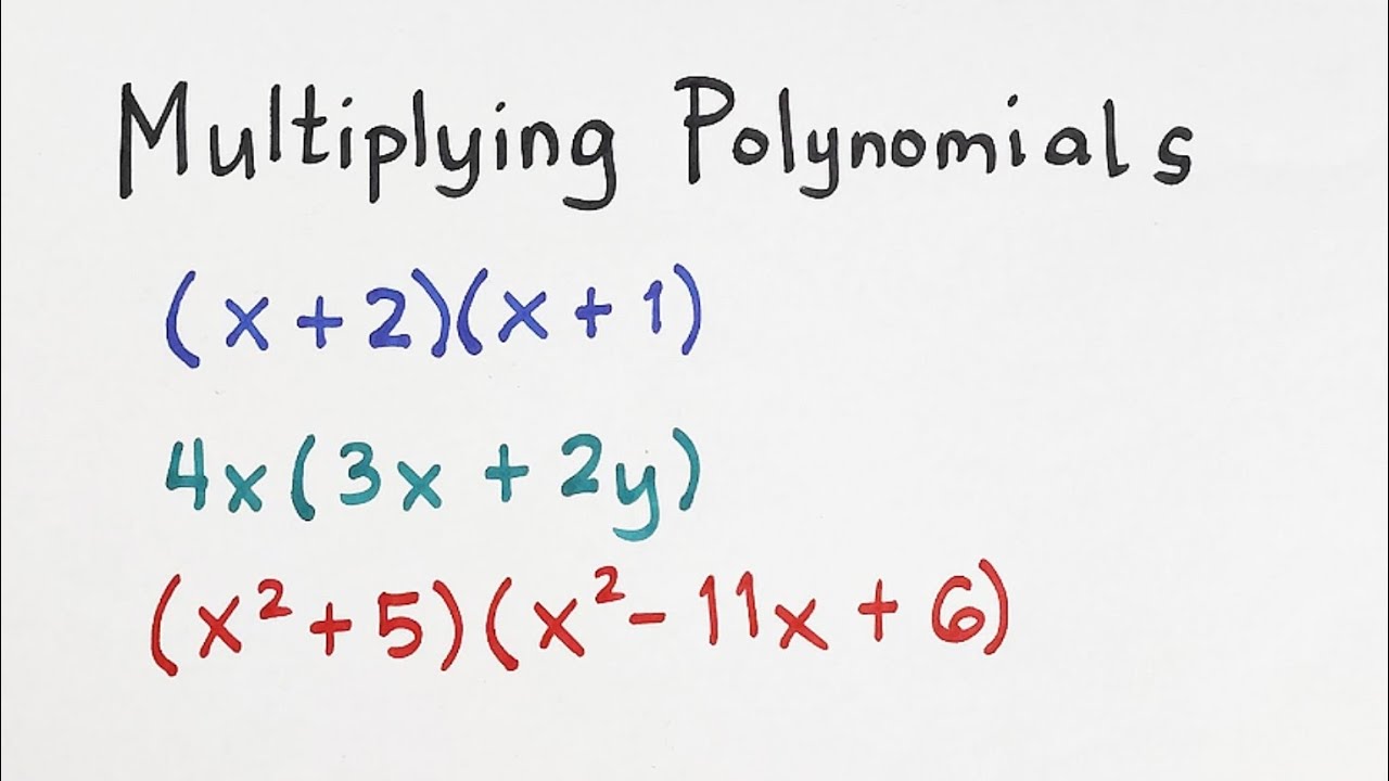 Polynomial Multiplication Made Easy Free Worksheet Inside