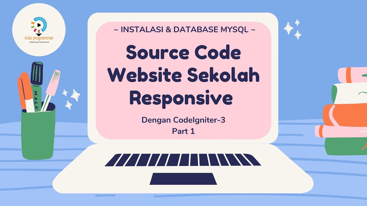 Website Sekolah Codeigniter 3 Part1 Youtube