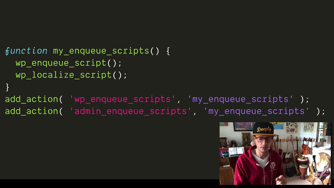 Enqueuing Javascript In A Wordpress Plugin Youtube