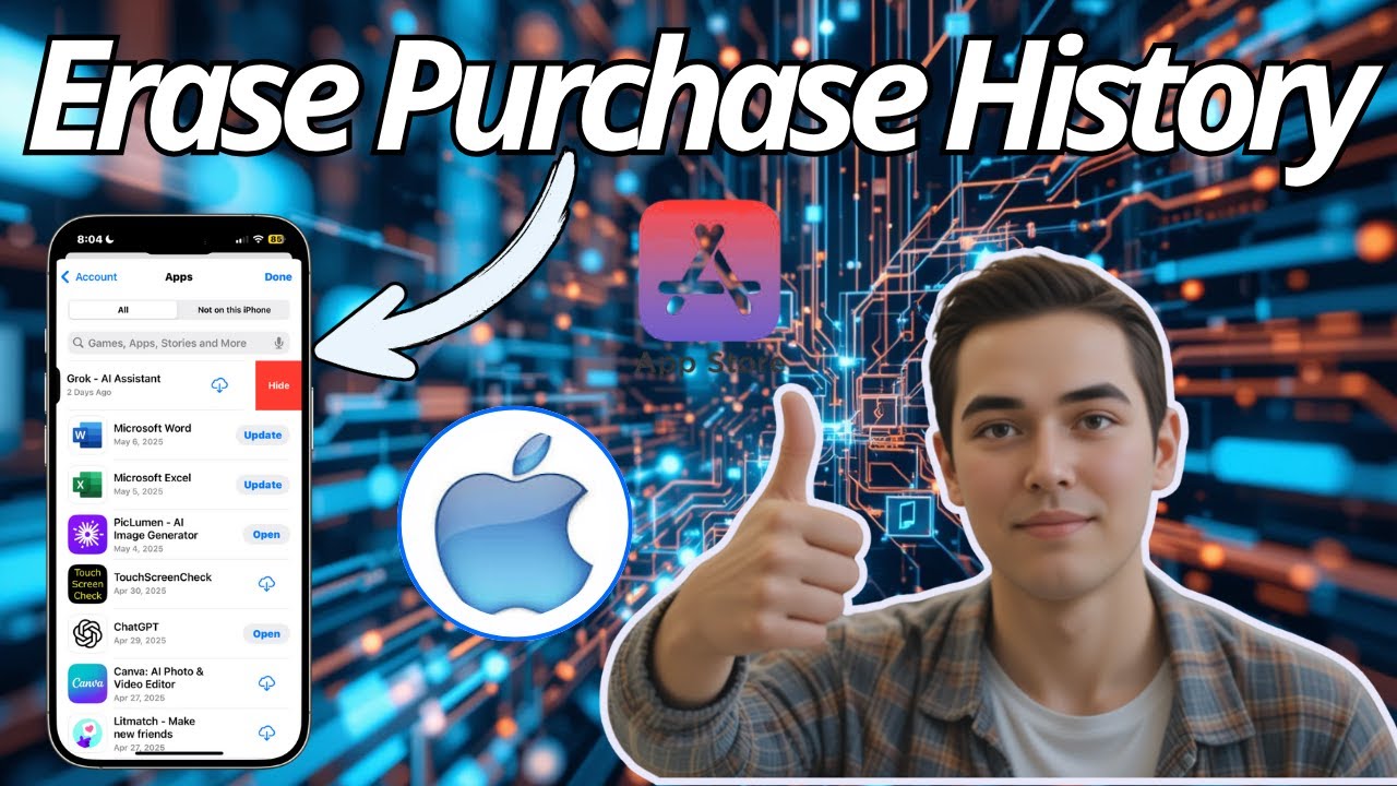 How To Delete Purchased Apps From App Store Quick Tutorial Youtube