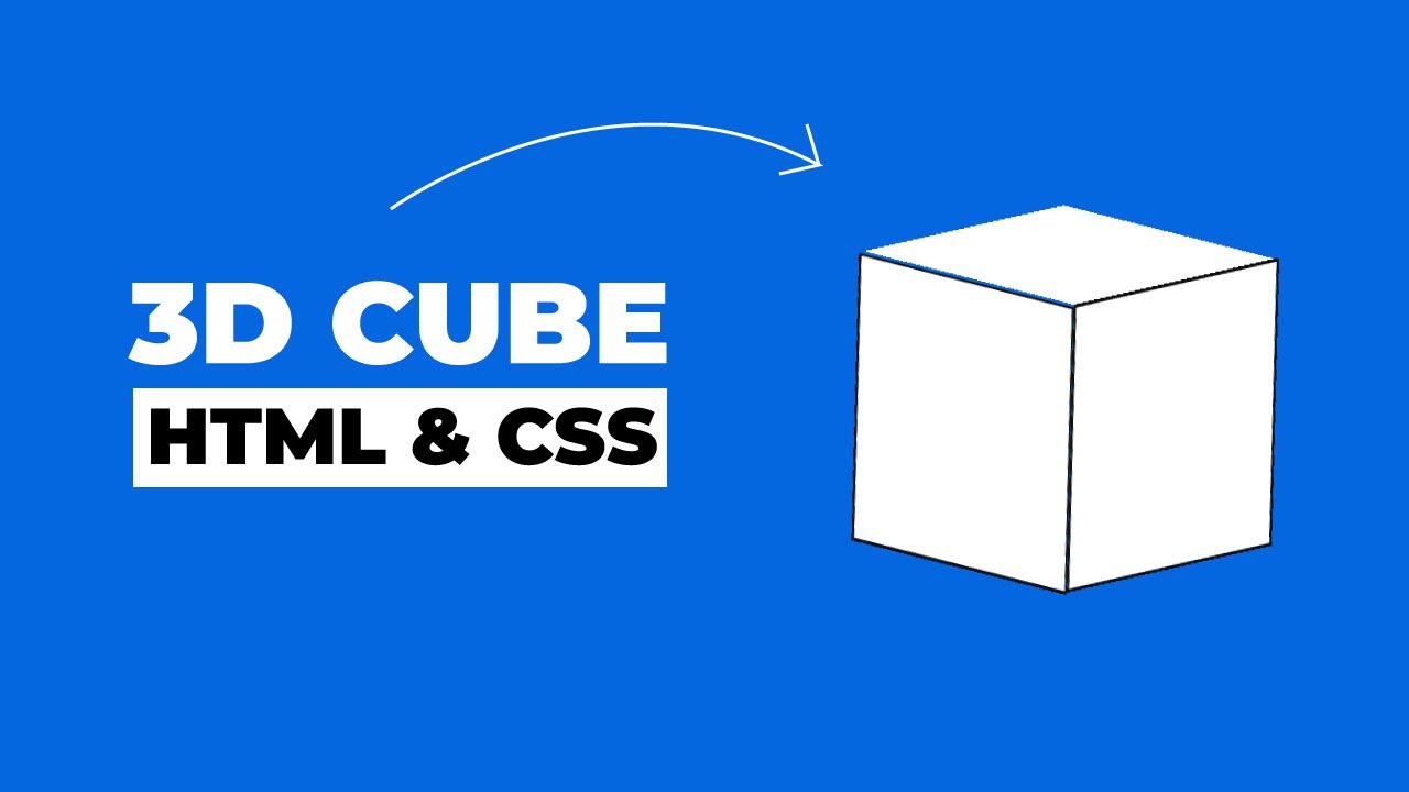 Pure Css 3d Cube Box Design Css For Beginners Youtube