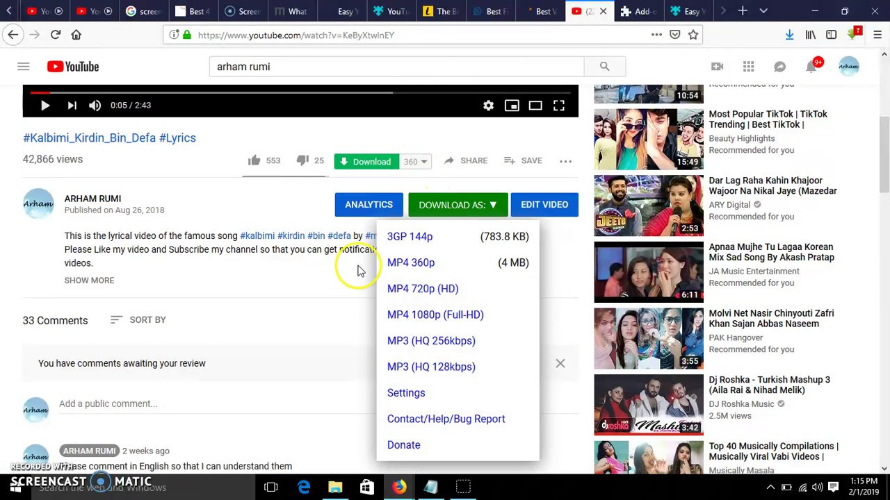 Video Downloader Extension Easiest Way Youtube