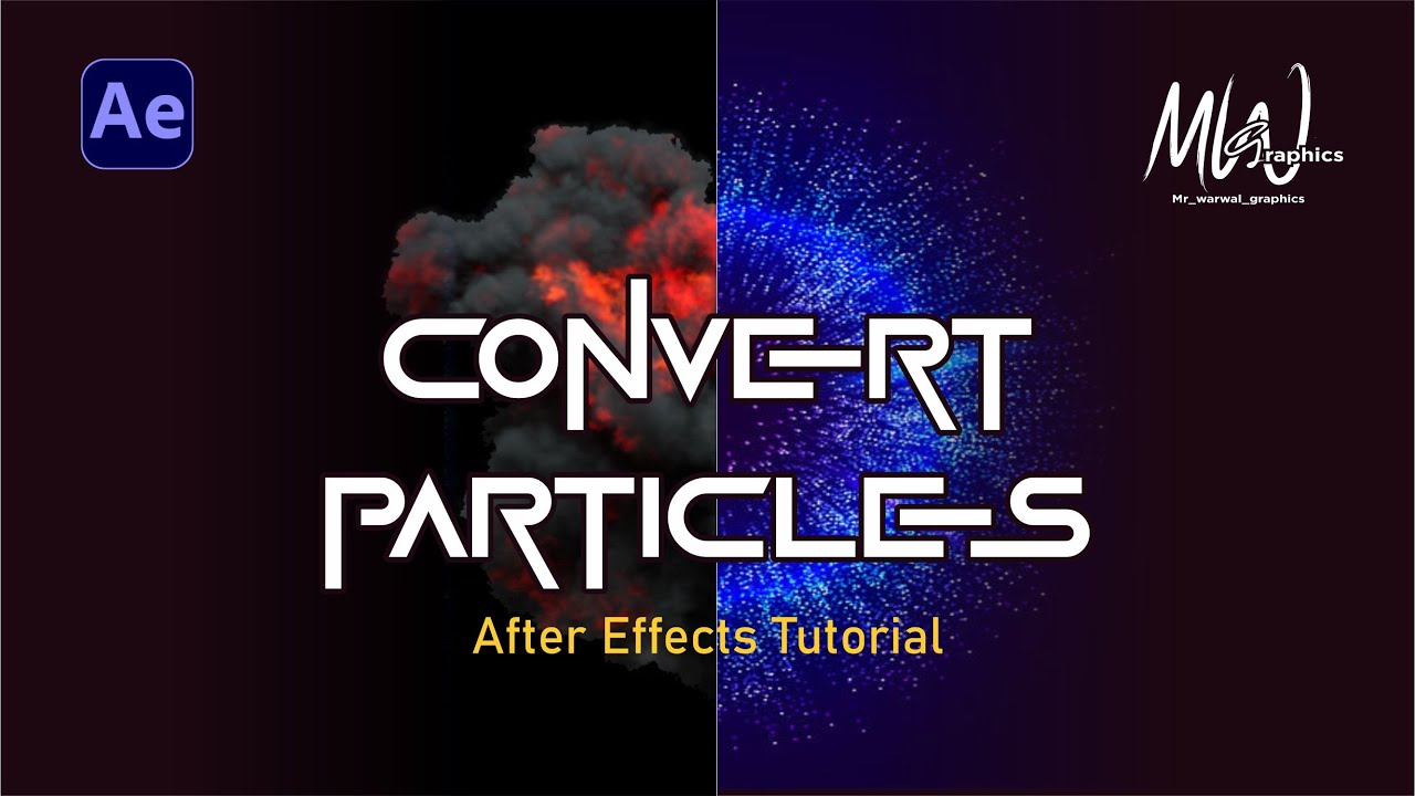 After Effects Quick Tip Easy Convert To Particles After Effects