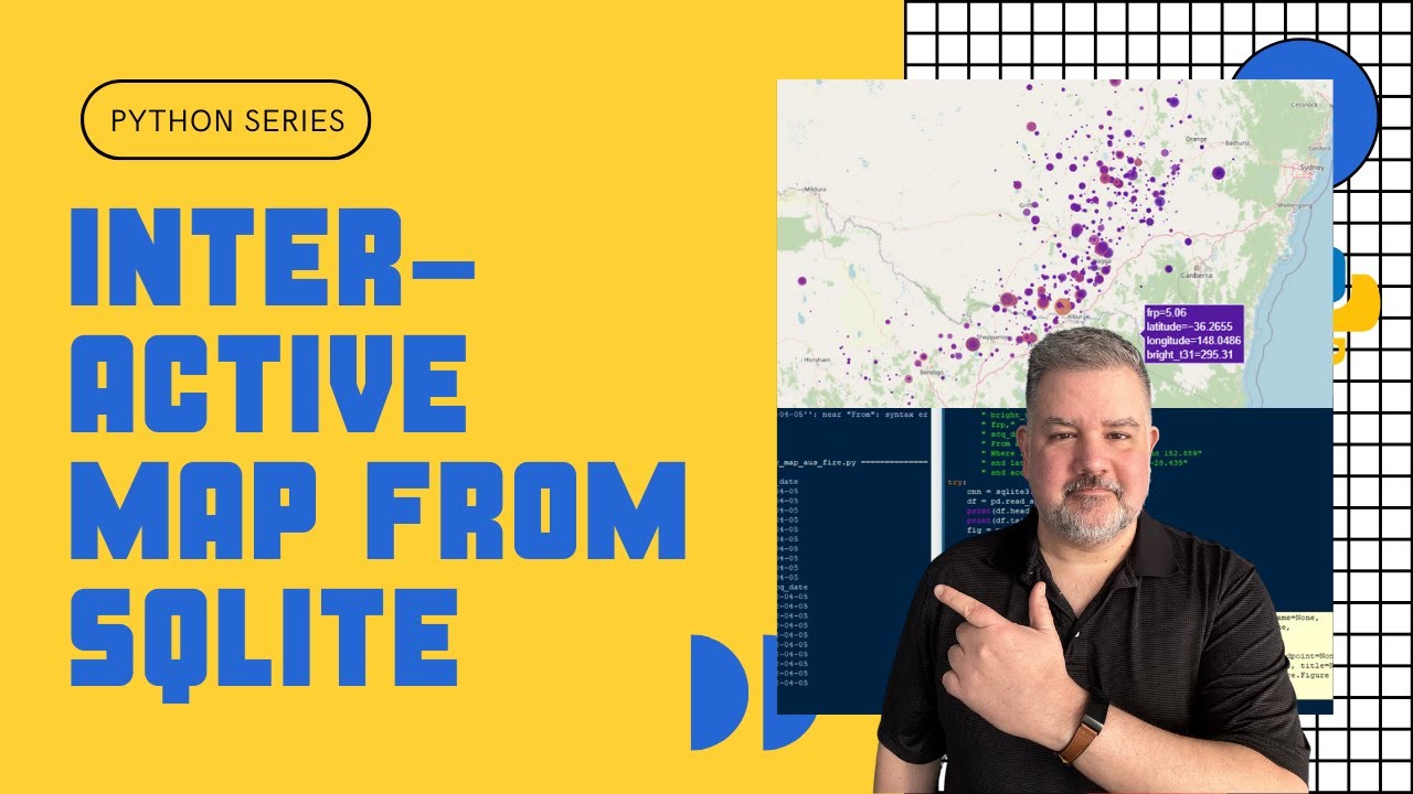How To Make An Interactive Map Using Python And Sqlite Data Youtube