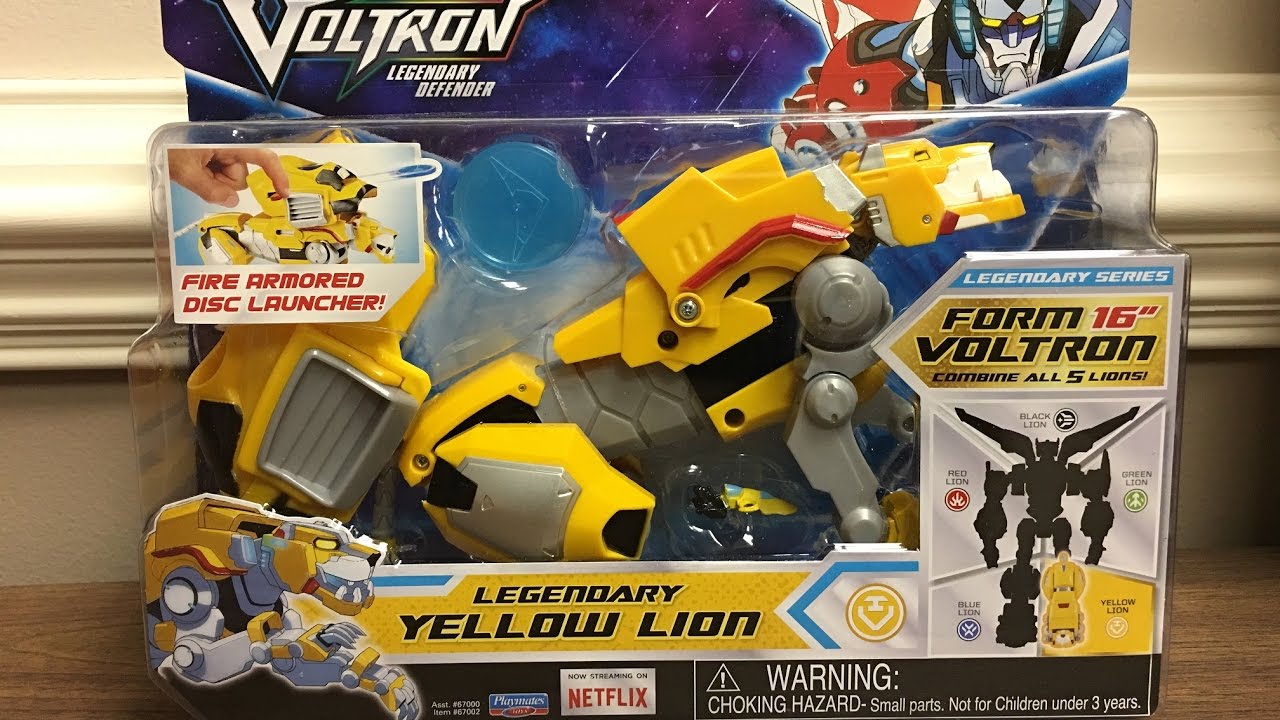 Voltron Force Yellow Lion Voltron Combinable Yellow Lion Action Figure