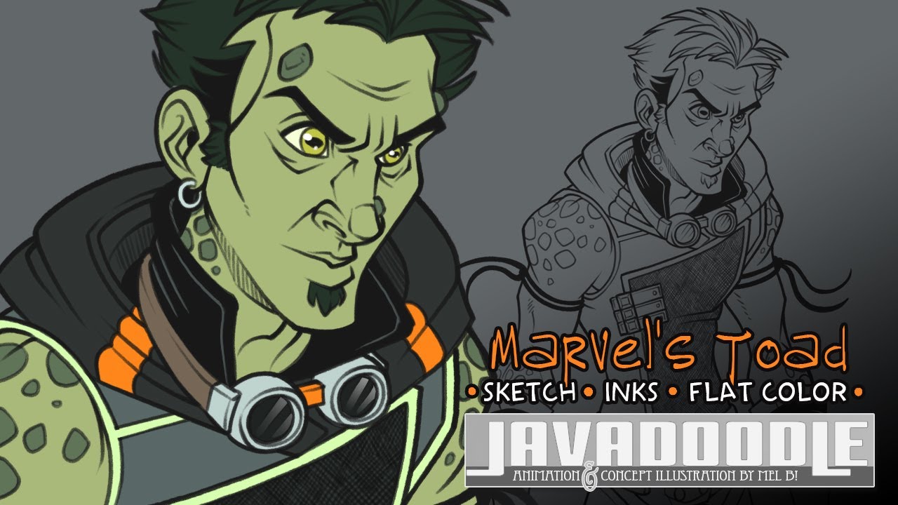 Character Design Exploration 002 Marvel S Toad Youtube