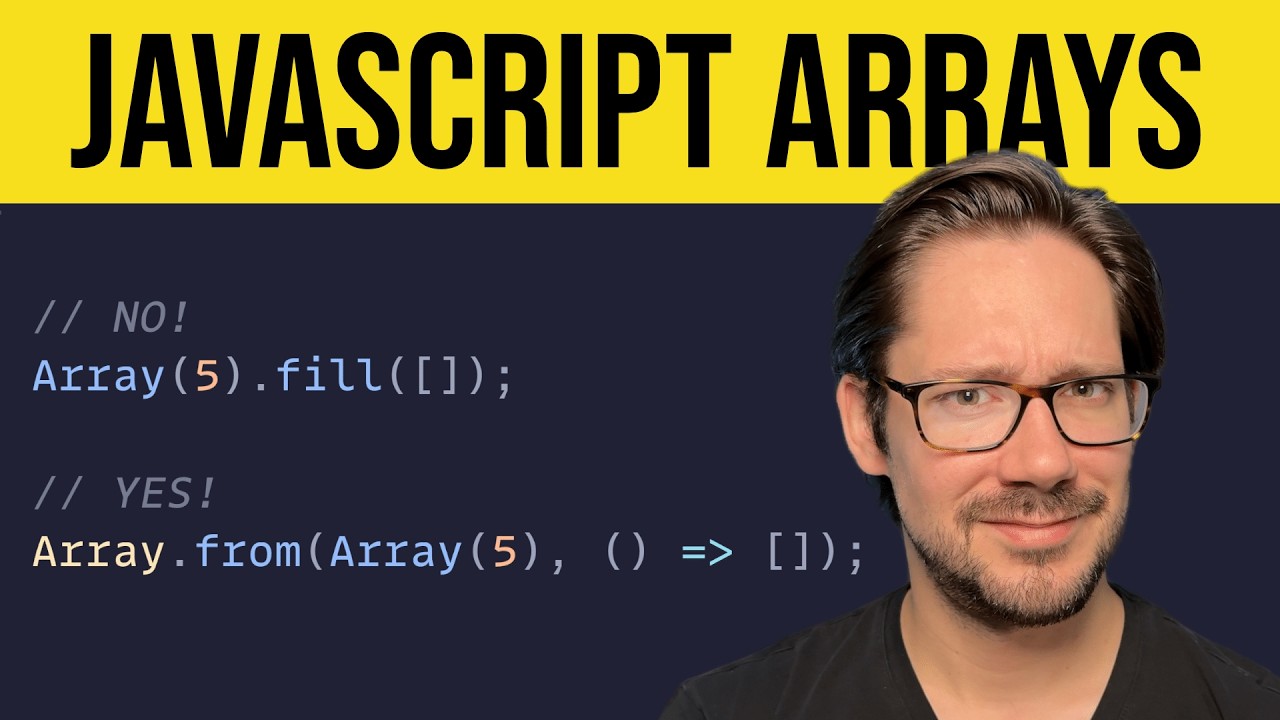 An Array Of Ways To Create Arrays Js Basics Youtube
