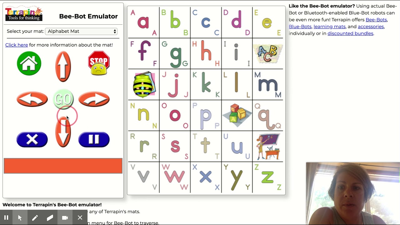 Bee Bot Emulator For Beginners Youtube