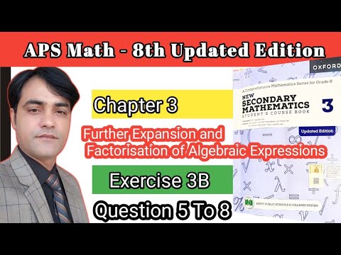 Exercise 3b Question 5 To 8 Ii Aps Maths 8th Ii New Secondary