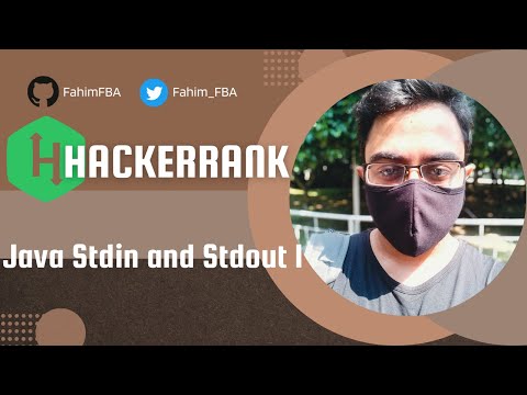 Hackerrank Java Stdin And Stdout I Solution Explained Java Youtube