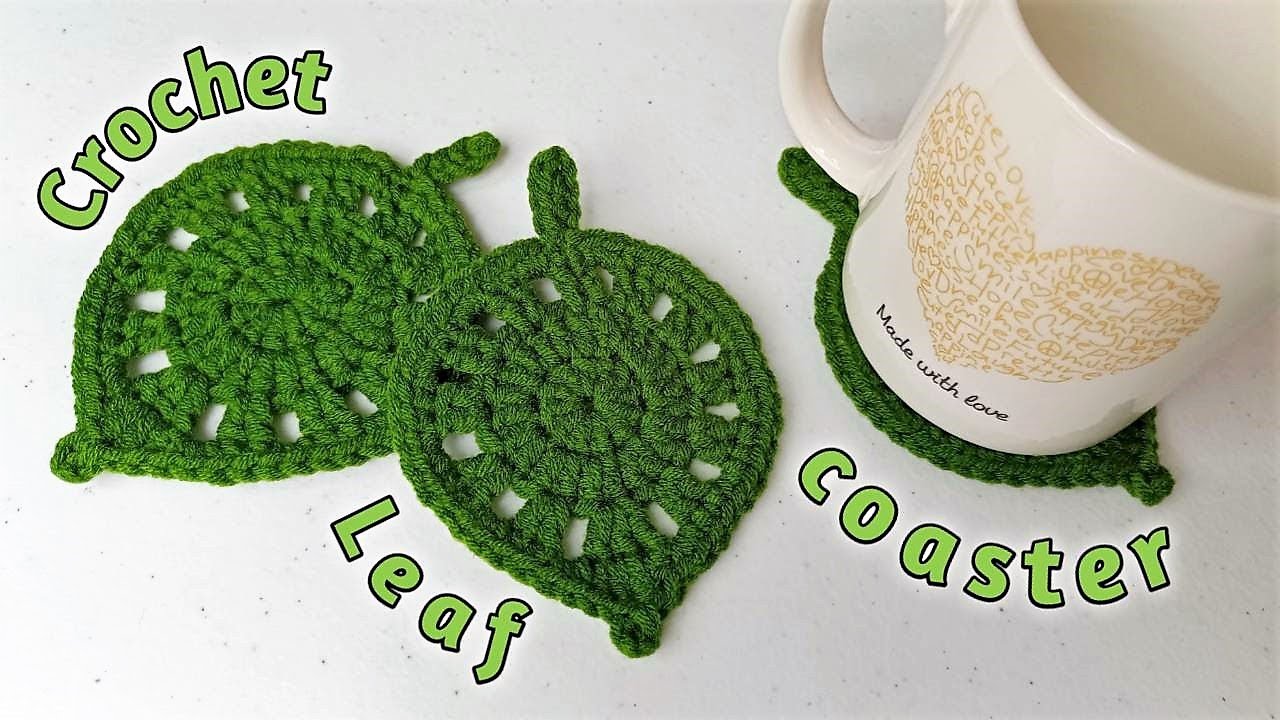 Crochet Pattern Leaf Coasters At Virginia Olsen Blog
