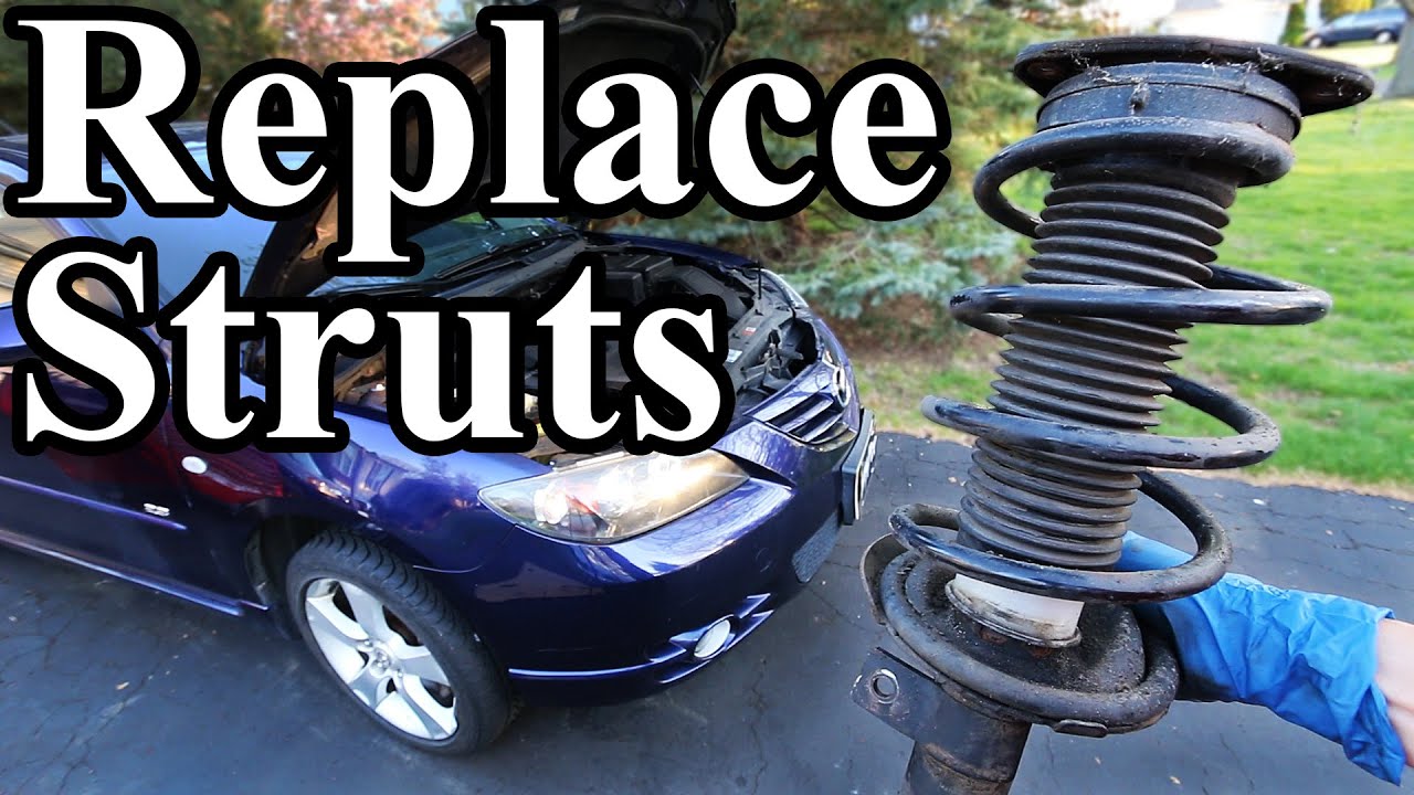 How To Replace Struts In Your Car Or Truck Youtube
