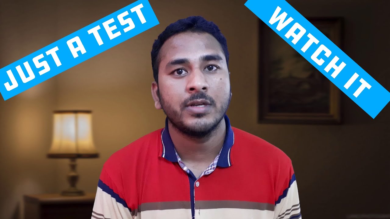 Just A Test Youtube