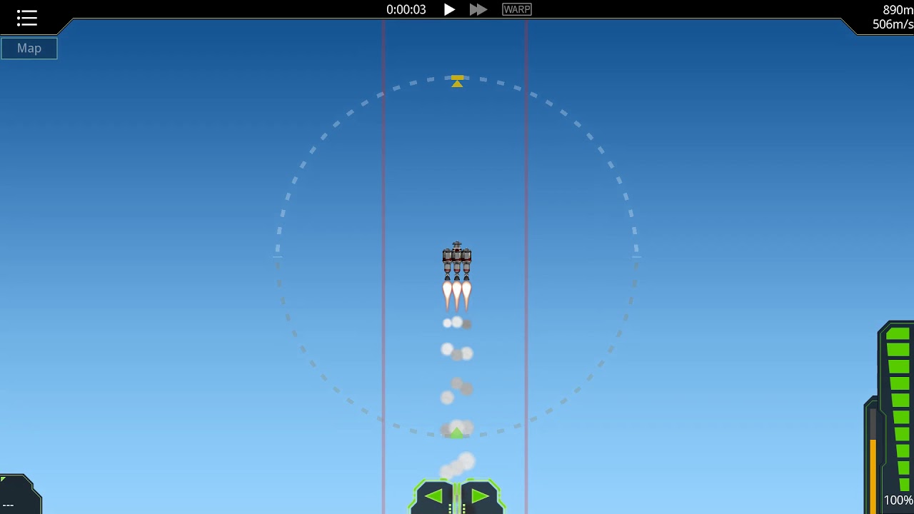 Simple Rockets Challenge 5 Maximum Thrust Youtube