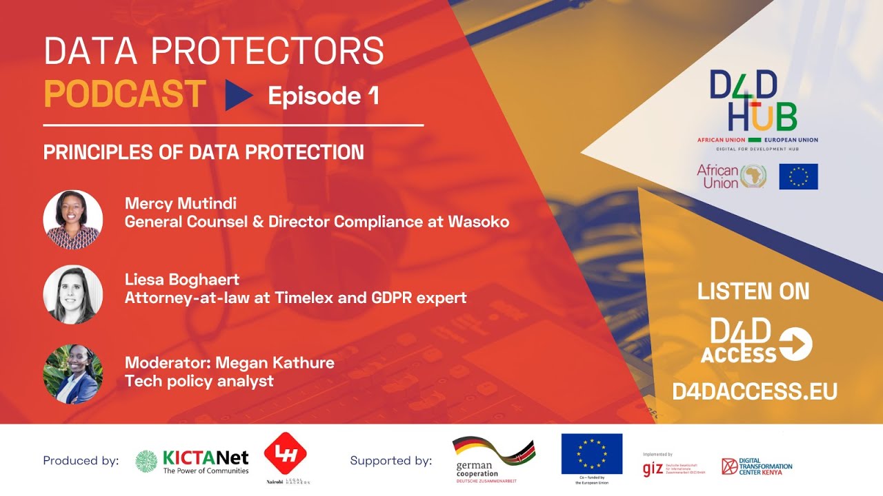 Episode 1 Principles Of Data Protection Youtube