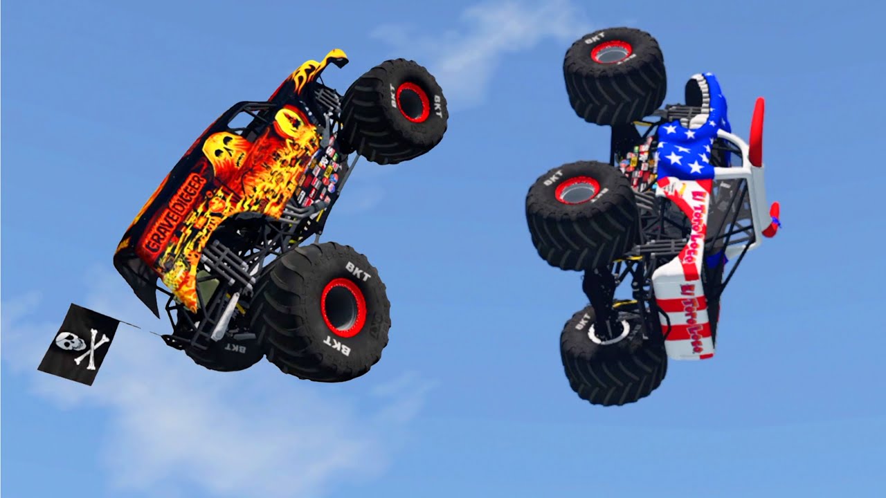 Monster Jam Monster Trucks Insane Monster Jam Truck Crashes
