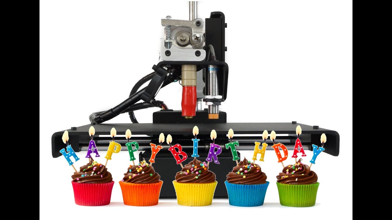 3d Printer Playing Happy Birthday Youtube