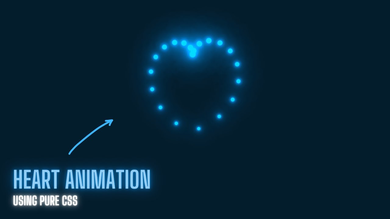 Heart Animation Using Pure Css With Source Code Css Animation