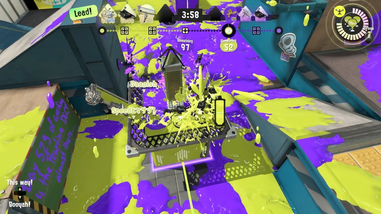 Splatoon 3 Sprinklers In Tigerfest Xci 10 5 2 Sprinkler Youtube