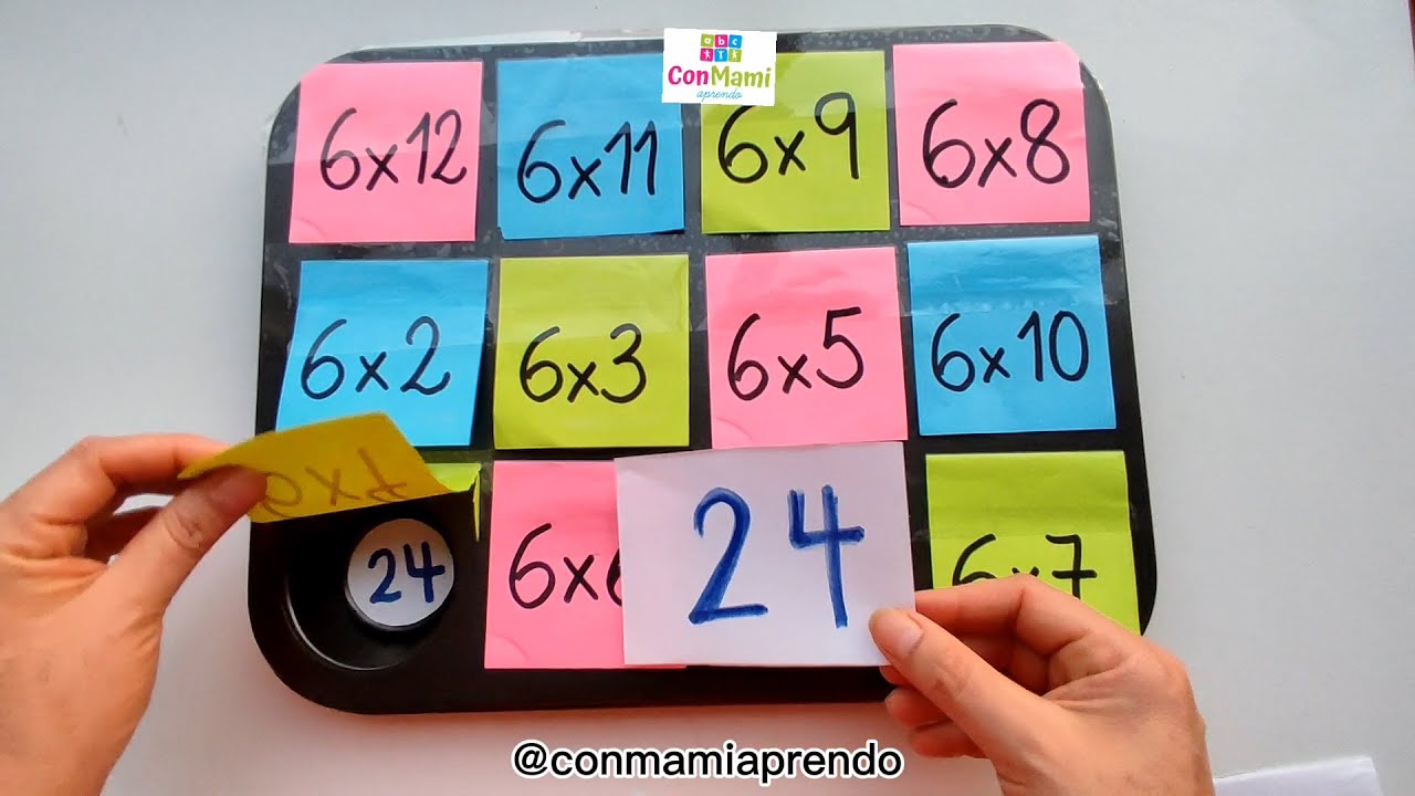 Juegos Para Aprender Las Tablas De Multiplicar Memory De