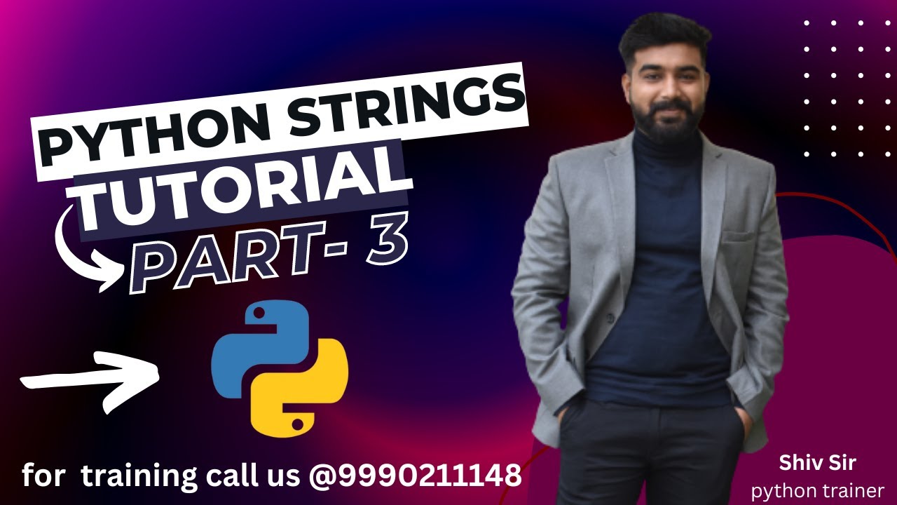 Python Strings Part 3 In Hindi By Shiv Sir Scode Network Institute