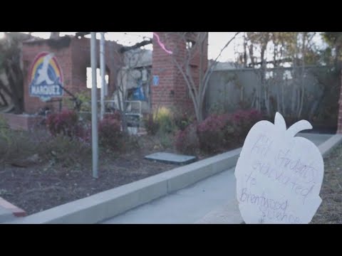 Lausd Says Its Committed To Rebuilding Schools Lost In Fire Youtube