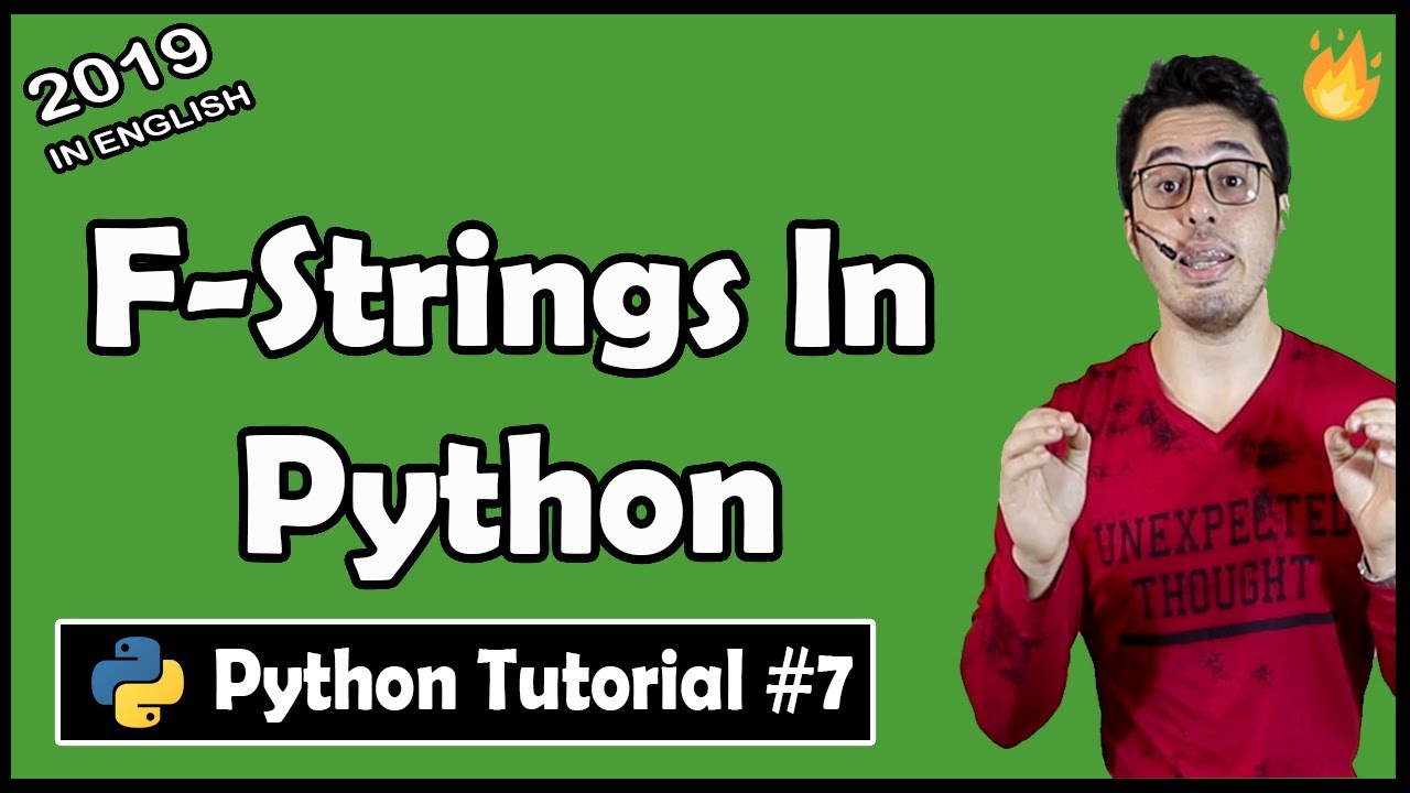 F Strings In Python Python Tutorial 7 Youtube
