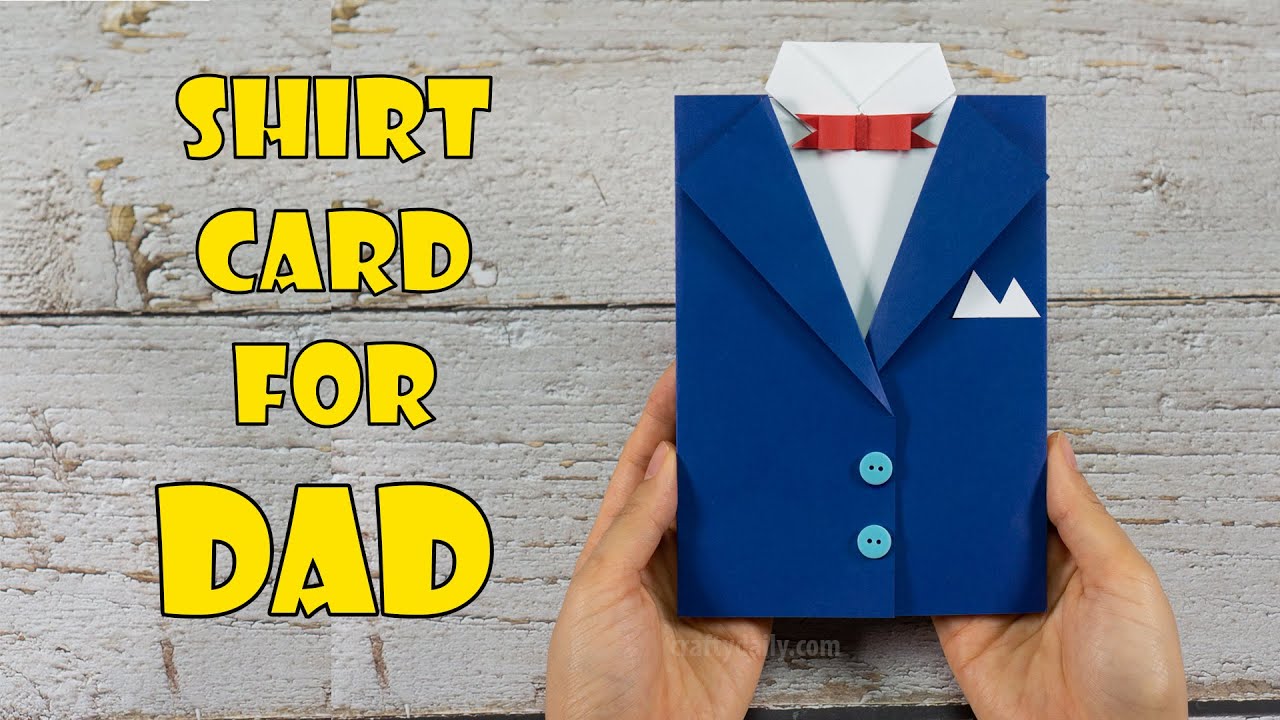 Father S Day Shirt Card Template