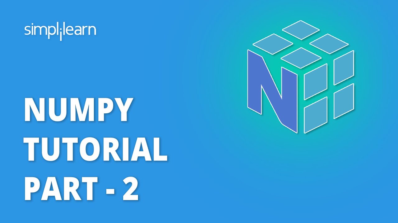Numpy Tutorial Part 2 Numpy Python Tutorial Numpy Tutorial