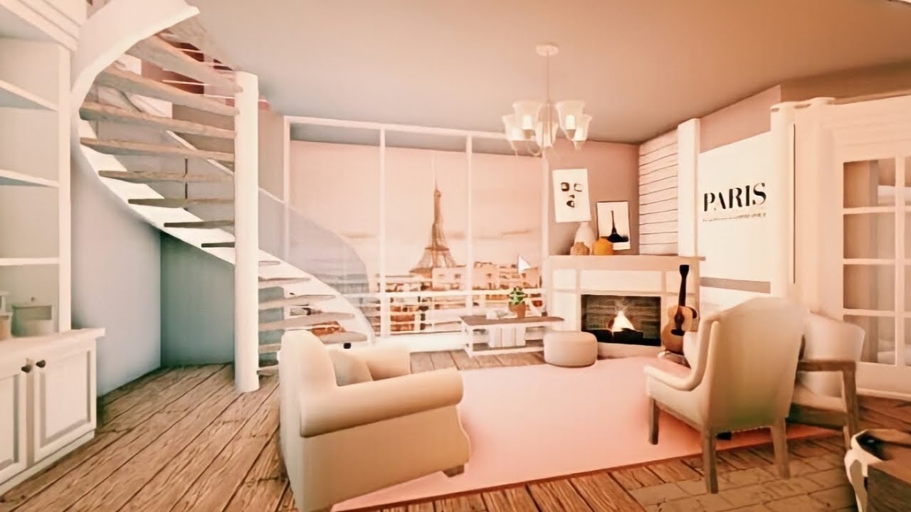 Roblox Bloxburg Paris Apartment Tour Youtube