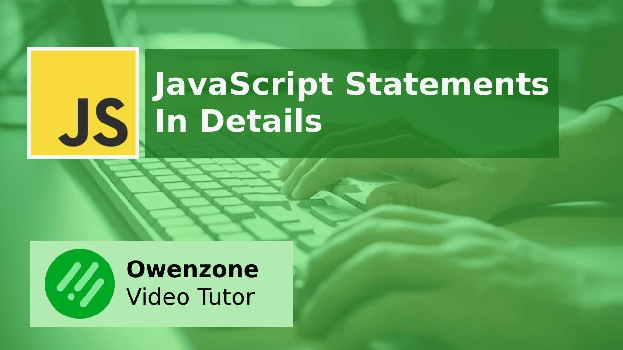 Javascript Statements In Details Youtube
