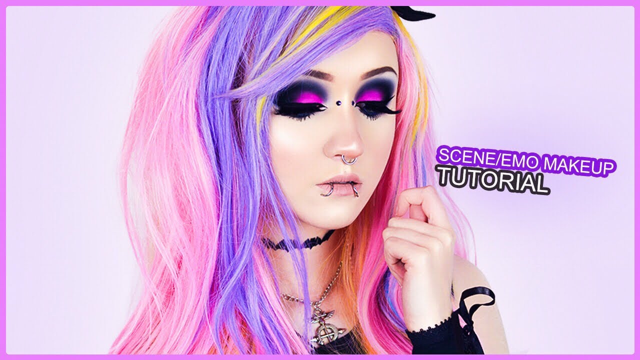 How To Do Scene Emo Makeup Saubhaya Makeup