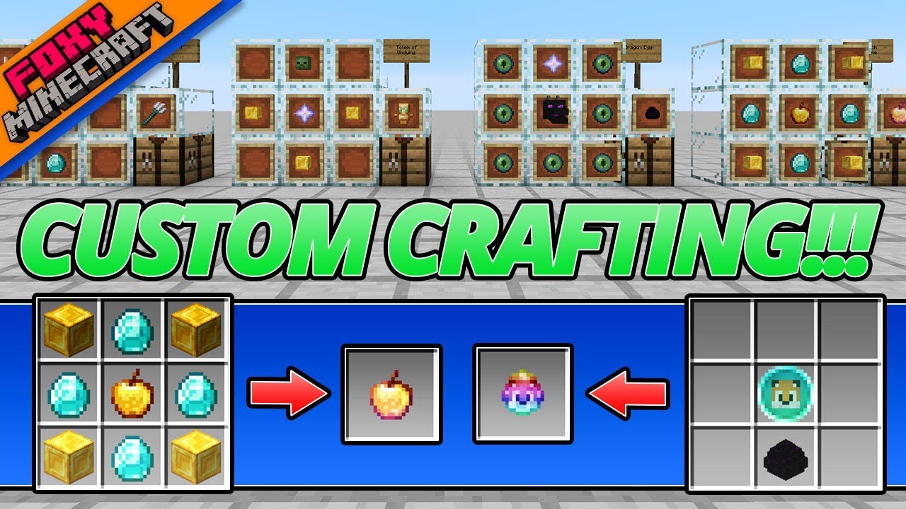 Minecraft Custom Crafting Recipes Java Survival 1 13 Data Pack