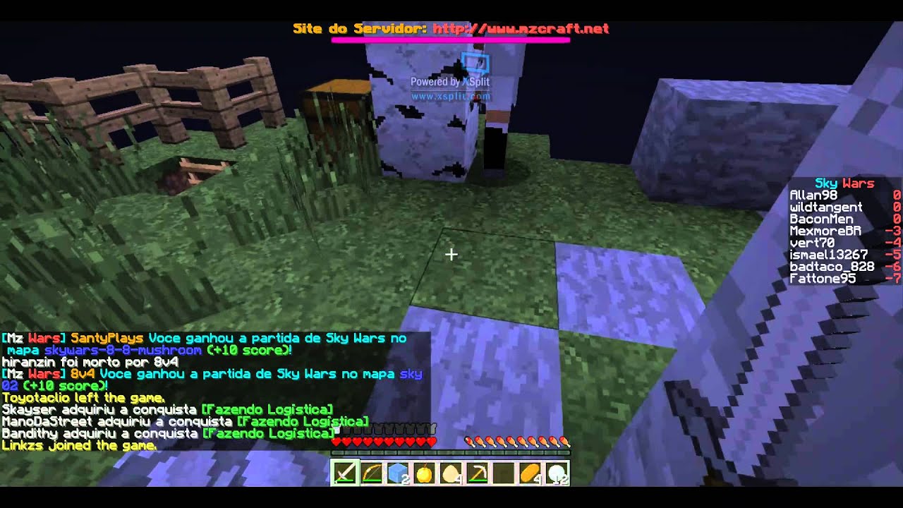 Minigame Skywars Episódio 2 Youtube