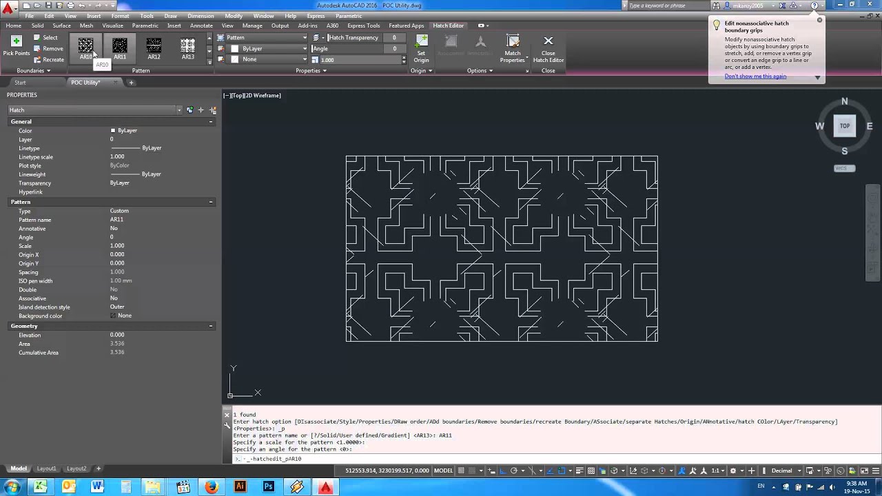 Autocad Hatch Problem Fix View Youtube