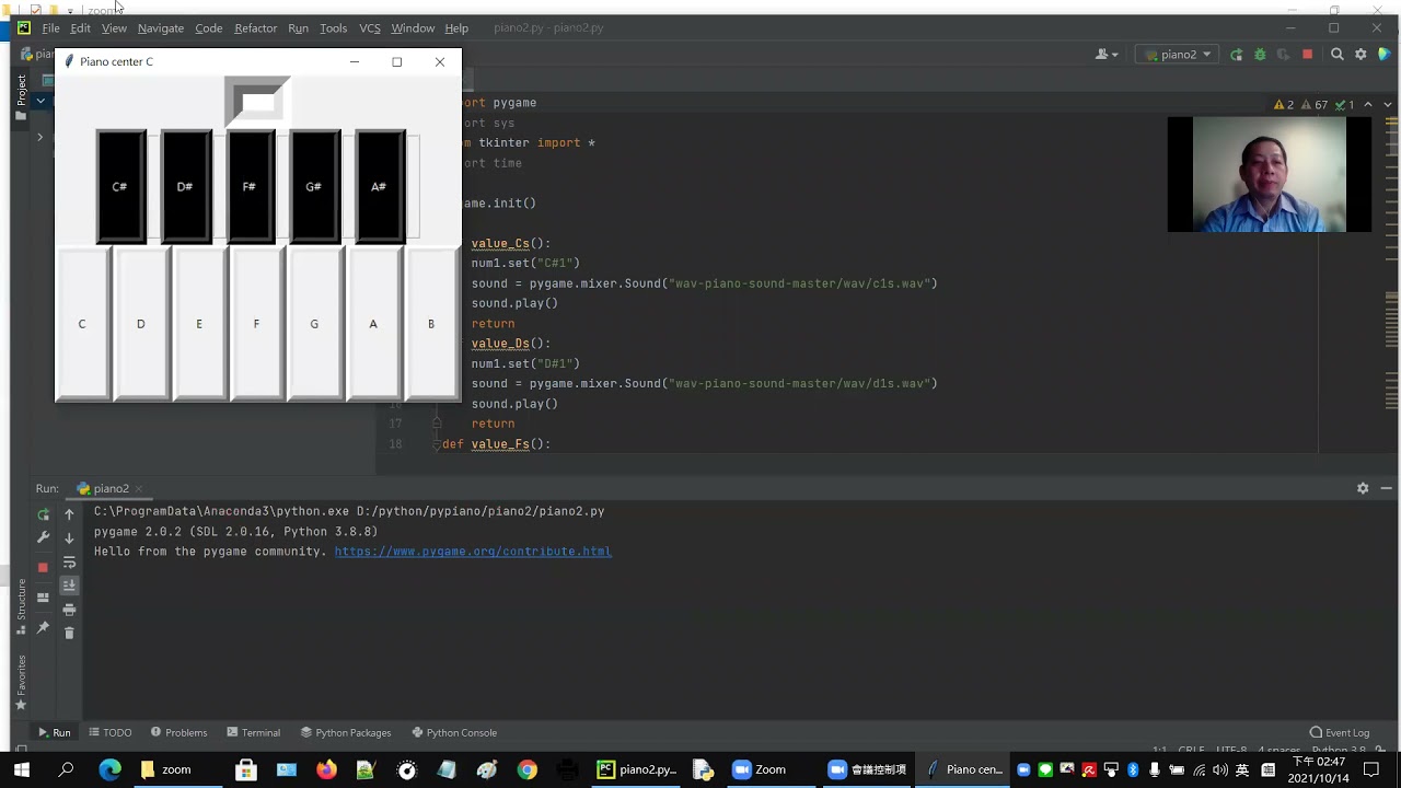 Piano Programming With Python Youtube